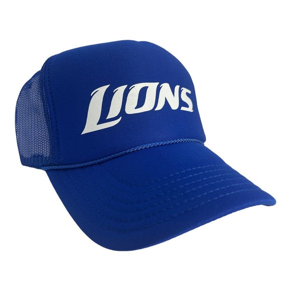 OTTO | Accessories | New Vintage Detroit Lions Script Royal Blue ...